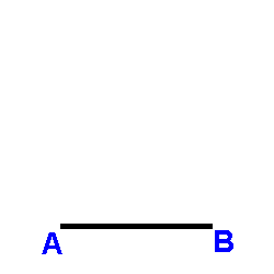 Construct a square on a given straight line