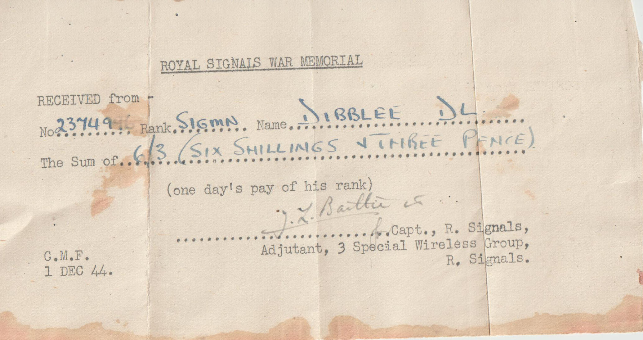 Early Dibblees - David