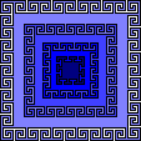 Greek keys - corners