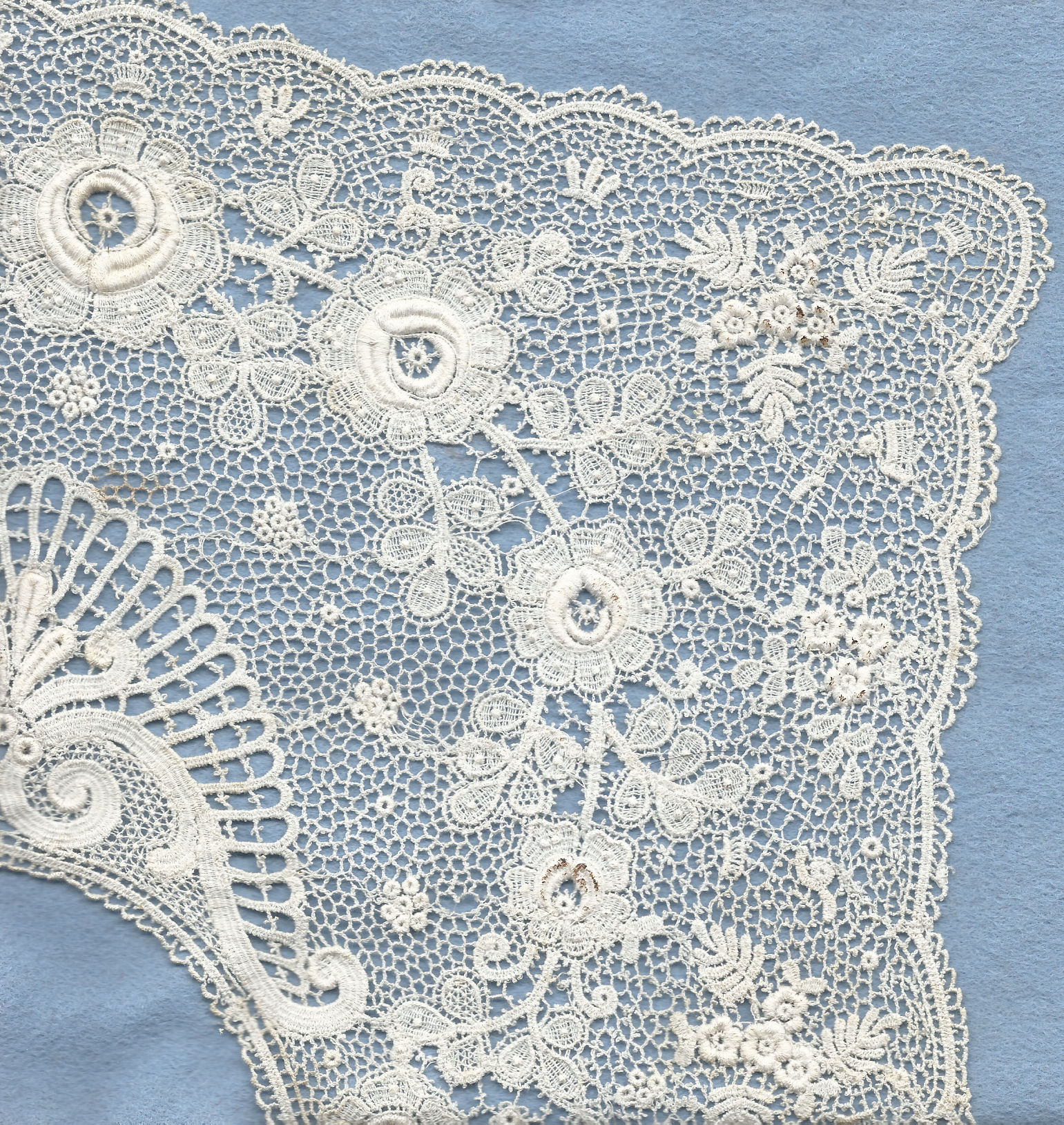 Schiffli machine lace - mat