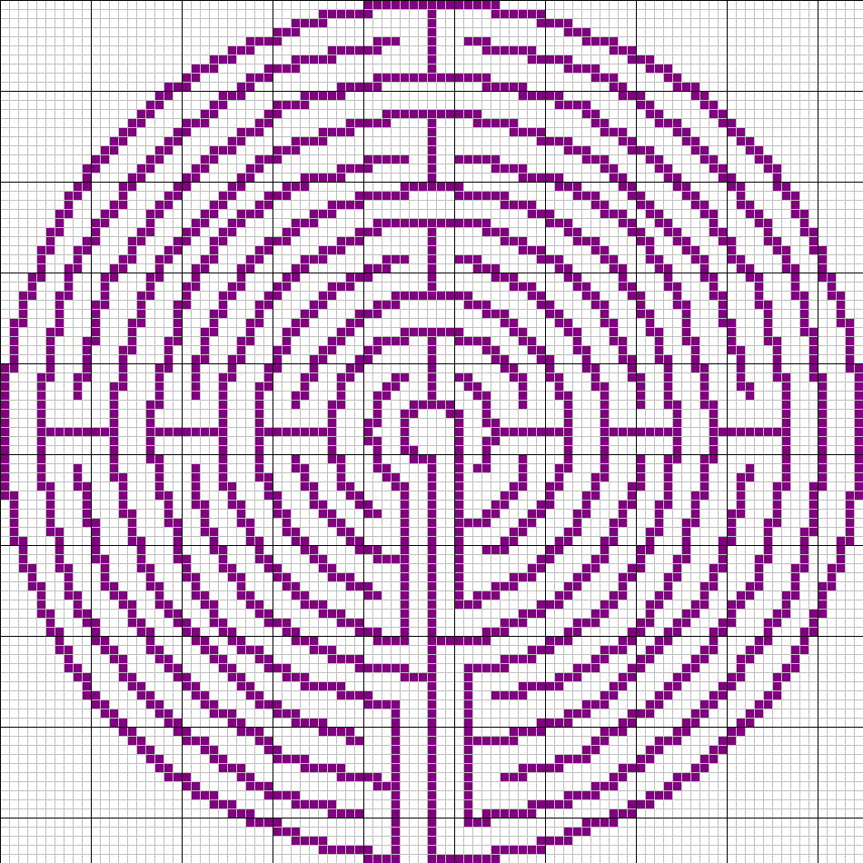 Maze pattern