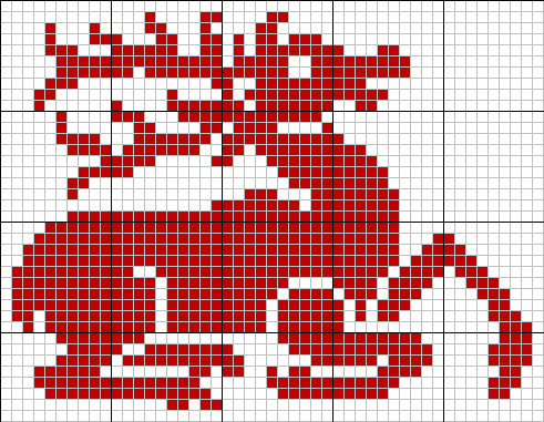 Sitting stag pattern